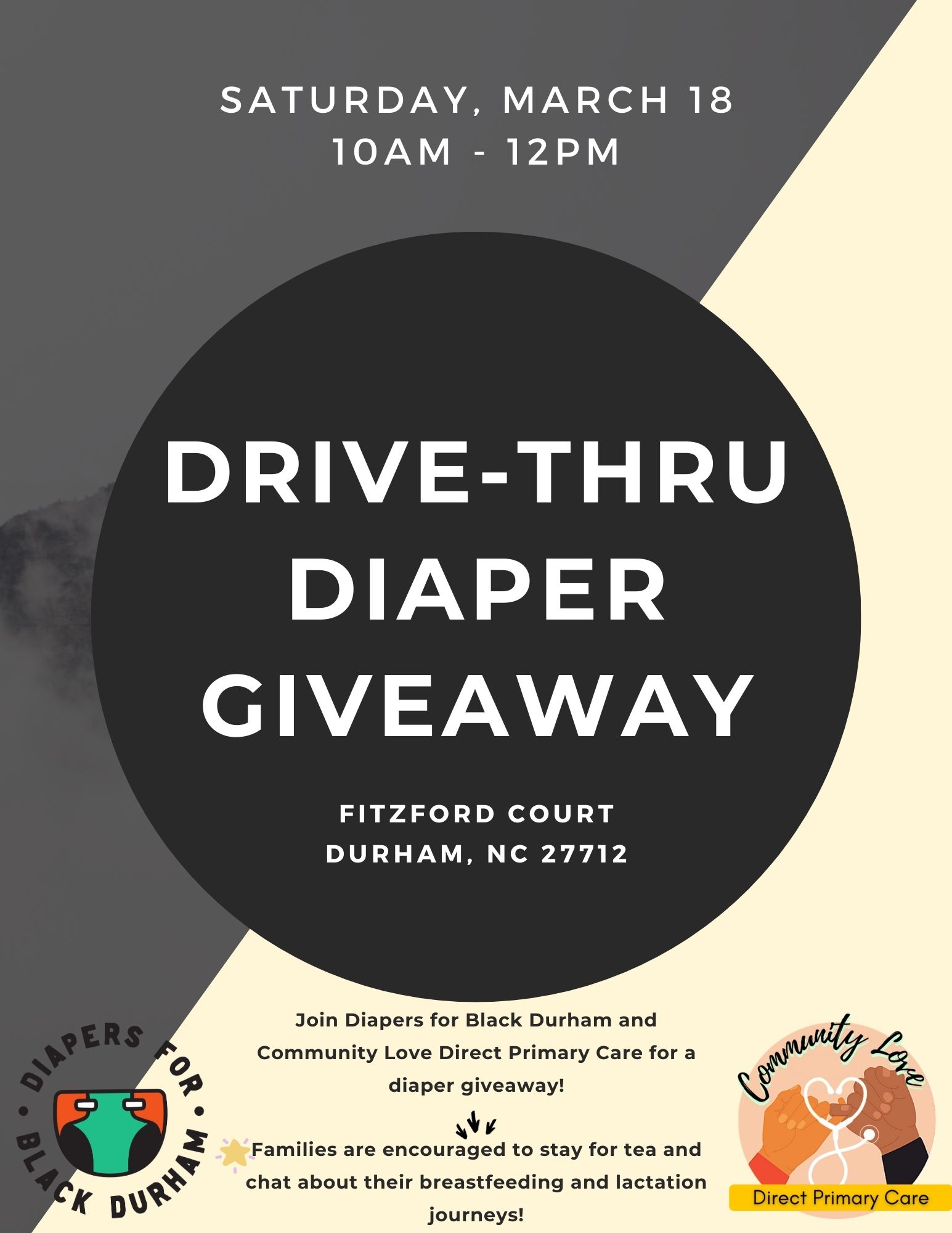 Drive-Thru Diaper Giveaway | Breastfeed Durham
